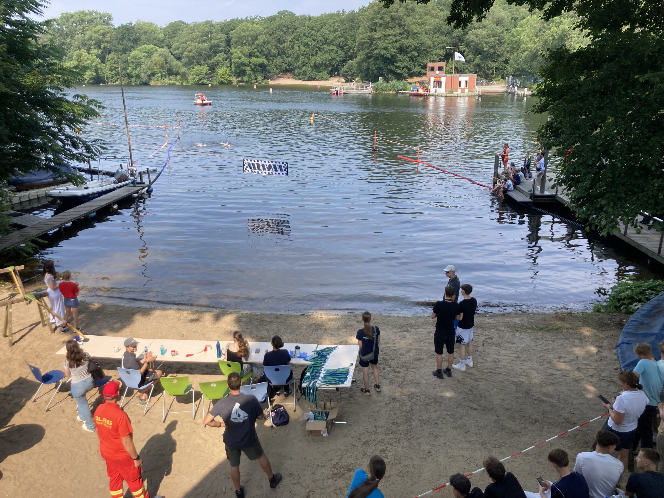 Jubiläumsschwimmen um Scharfenberg – Schulfarm Insel Scharfenberg